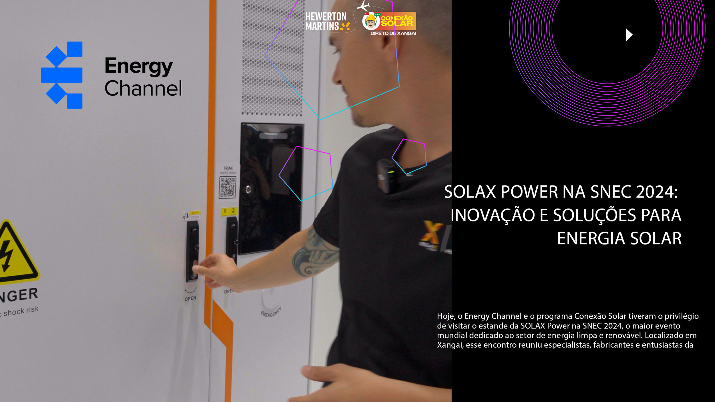 SOLAX Power na SNEC 2024: Inovação e Soluções para Energia Solar