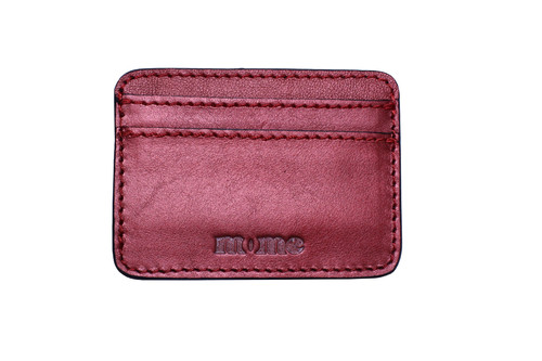 Tarjetero Rojo Metálico | My Site