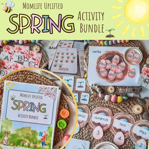 Spring Activities for kids, homeschool printables
