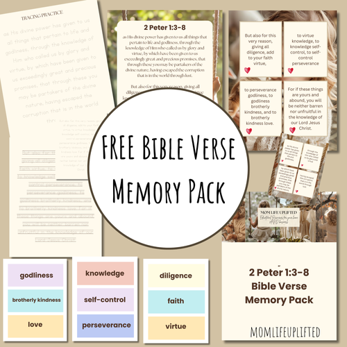 Bible Verse Memory Unit | Mom Life Uplifted