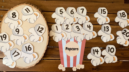 FREEBIE Popcorn Counting PDF | MHR