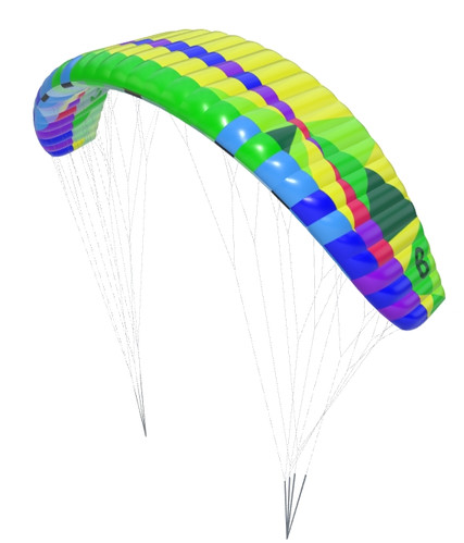 Airwave KOALA FOIL Closed Cell Kite & Bar Kitesurf - Snowkite ...