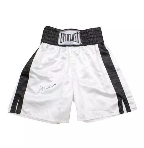Short de boxe Everlast blanc signé par Mohamed Ali | LCS