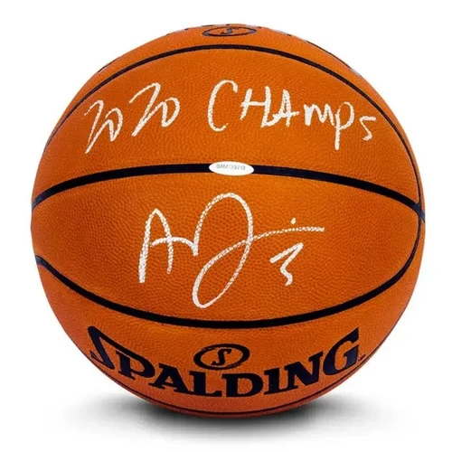 Ballon de basket NBA Spalding Game Ball officiel signé et dédicacé par ...