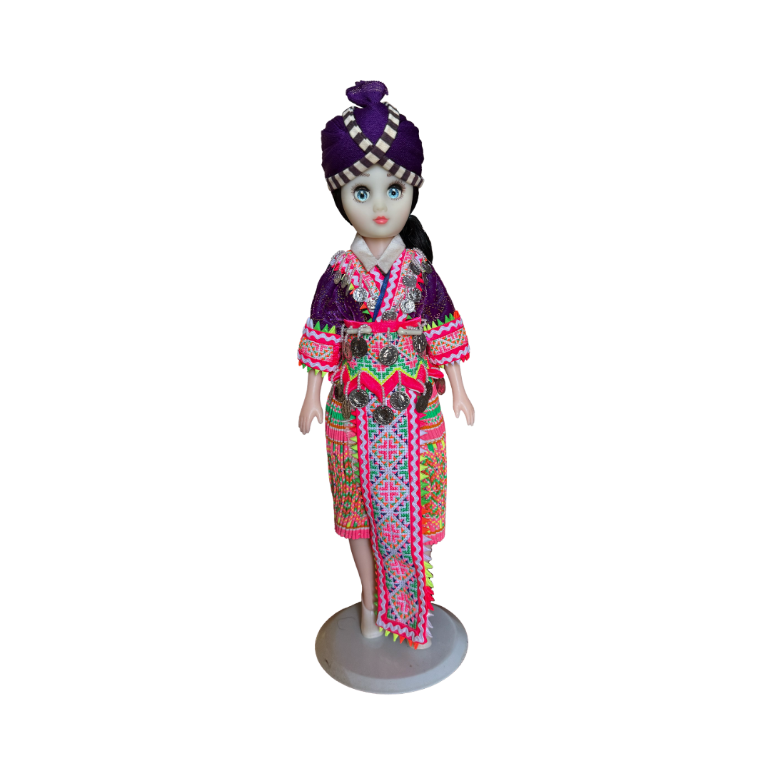 Hmong Green Doll | Hmong Exhibit