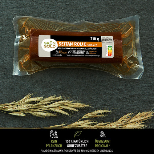 Seitan Rolle Smoked | GrünGold-Shop