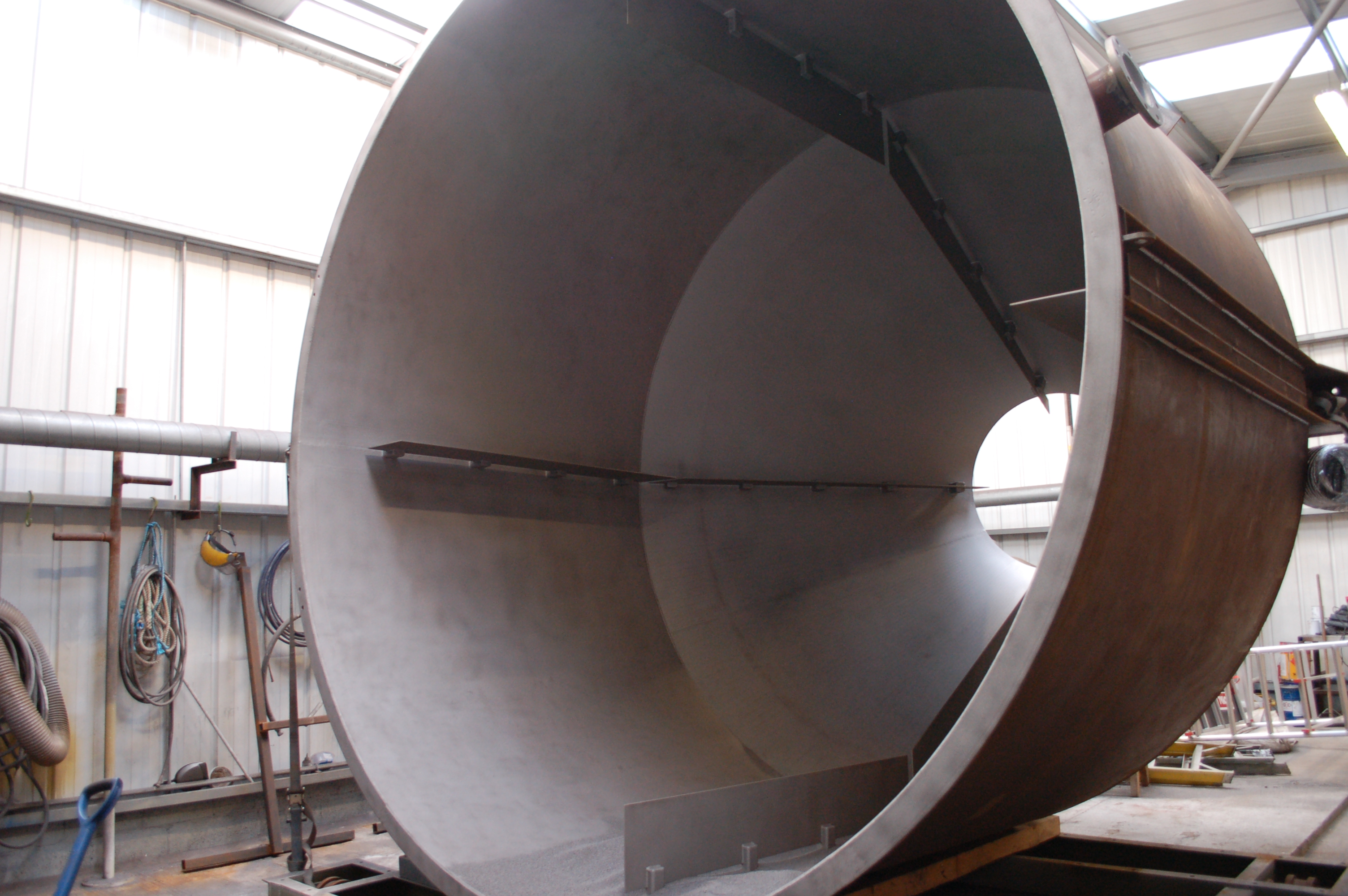 Large Hopper Section Rubber Lined