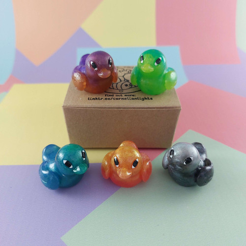 Miniature Friends - Duck Figure | Carnelian Lights
