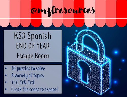KS3 Spanish - End of year - Escape Room | MFL Resources