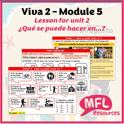 Viva 2 - Module 5 - Lesson for unit 1 (¿Qué se puede hacer en ...