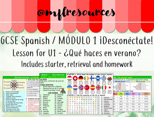 GCSE Spanish - Module 1 (¡Desconéctate!) - Unidad 1 ¿Qué haces en ...