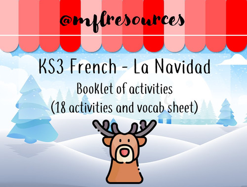 KS3 French - Christmas booklet of activities | MFL Resources