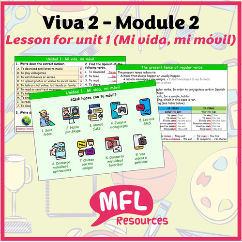 Viva 2 - Módulo 2 (Todo sobre mi vida) - Lesson for unit 1 (Mi vida, mi ...