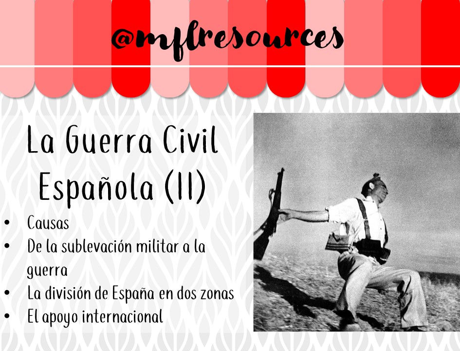 A Level Spanish - History - La Guerra Civil (Part 2 - Causas) | MFL ...