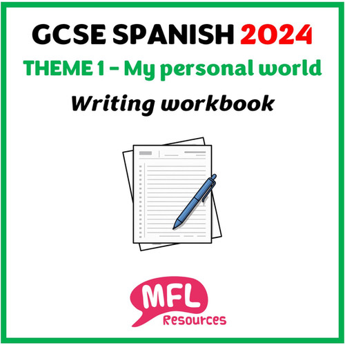 GCSE 2024 (Edexcel) - Theme 1 - Writing workbook | MFL Resources