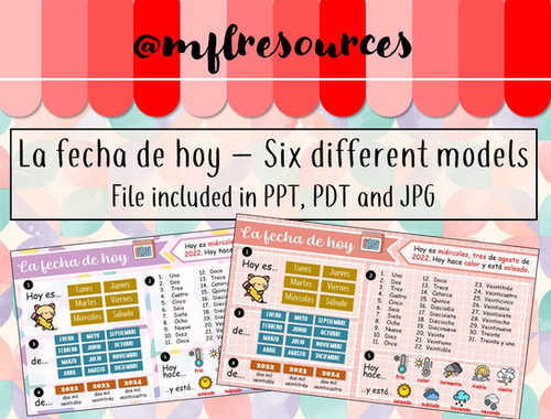 La fecha de hoy - Template | MFL Resources
