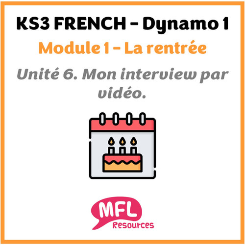 Dynamo 1 - Module 1 (La rentrée) - Lesson for unit 6 | MFL Resources