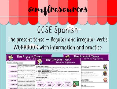 KS4 Spanish - Grammar workbooks - The present tense | MFL Resources