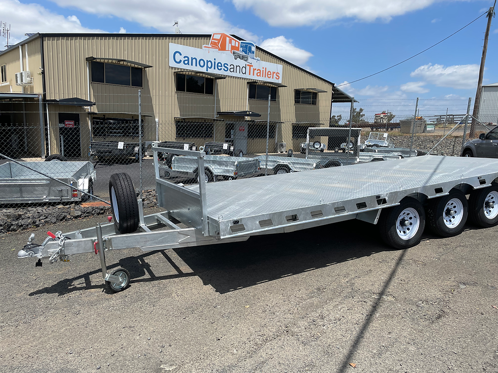 Galvanised Table Top Trailers | Canopies & Trailers