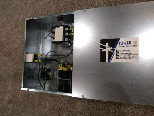 20HP Rotary Phase Converter Panel | PowerLine Phase Conv