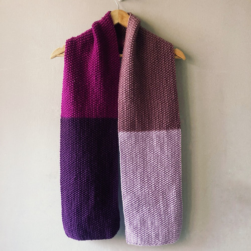 Four Block | Warm Unisex Woolen Muffler | Made of Hands
