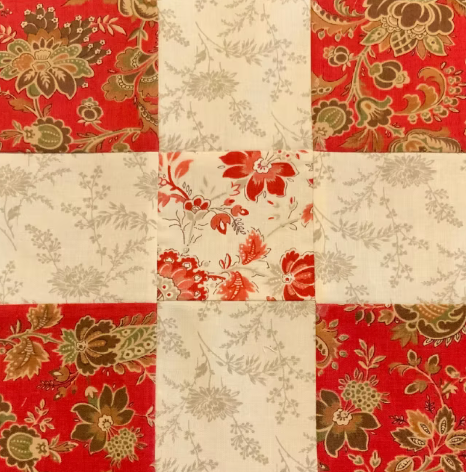 9 Patch Quilt Block Tutorial