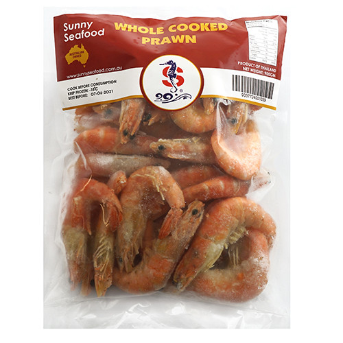 Whole Cooked Prawns | Sunny Seafood
