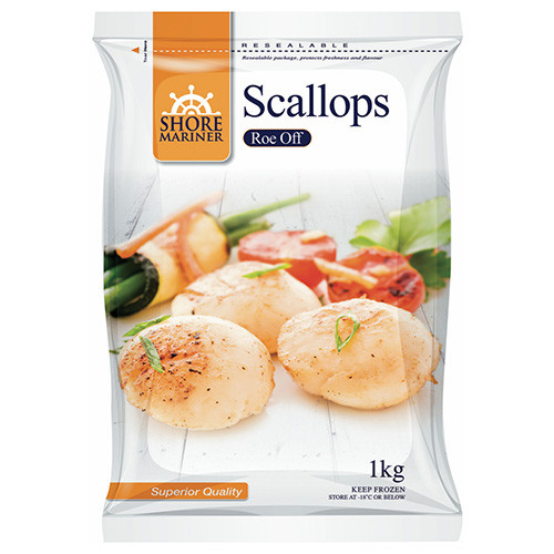 Scallops Roe Off 20/30 | Sunny Seafood