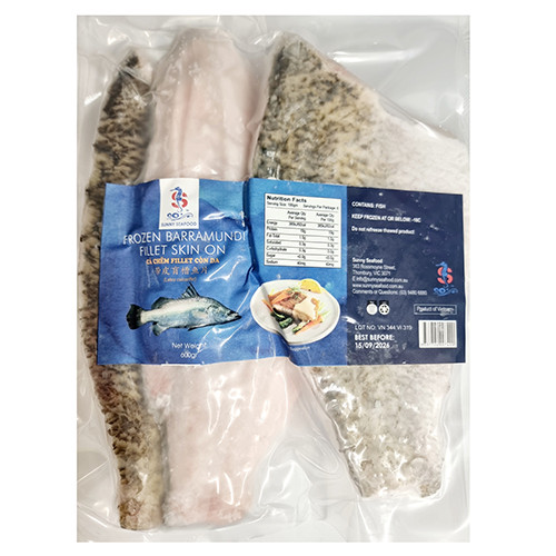 Fresh Frozen Barramundi Fillets (with Skin) | Sunny Seafood