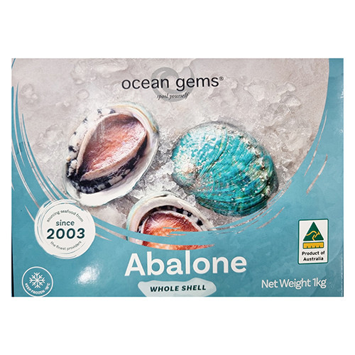Australian Abalone in shell | Sunny Seafood