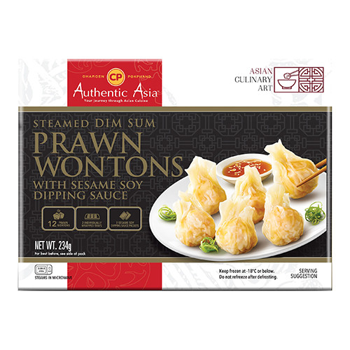 Prawn Wontons with Sesame Dipping Sauce | Sunny Seafood