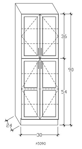 WP3090 30"W x 90"H x 24"D | byouhome