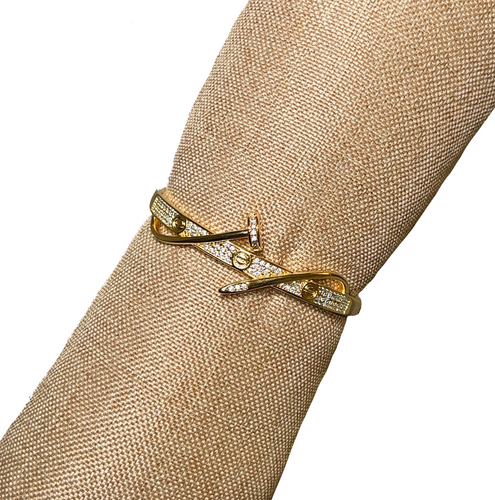 13k Gold Screw x Essential Bangle | KLABEL