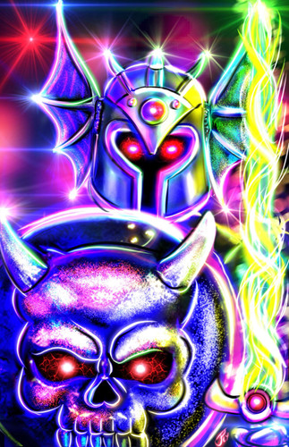 "Flaming Blade" Art Print | PescEffects