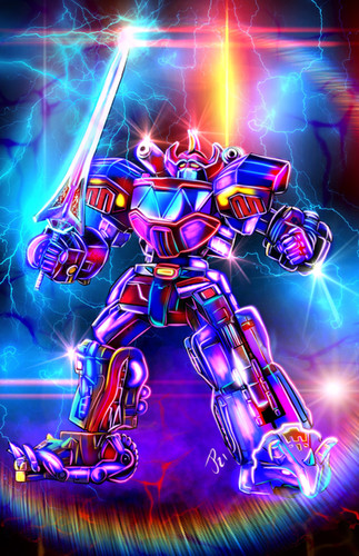 "Power Sword Powering Up!" Art Print | PescEffects