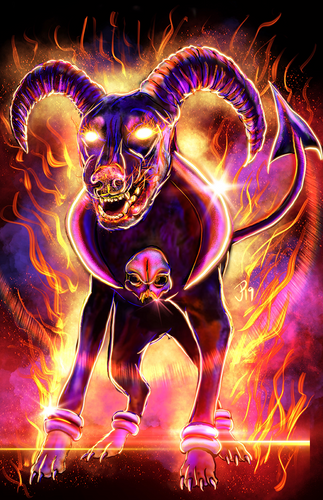 "Flame Blast" Art Print | PescEffects