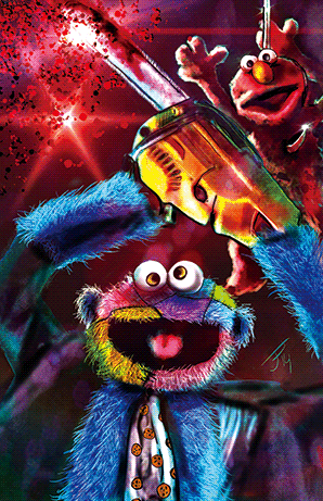 "Dial M For Muppets" MUTATIONS Lenticular Print | PescEffects