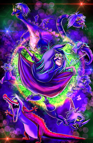 "The Magnificent, Marvelous, Mad, Madam Mim" Art Print | PescEffects