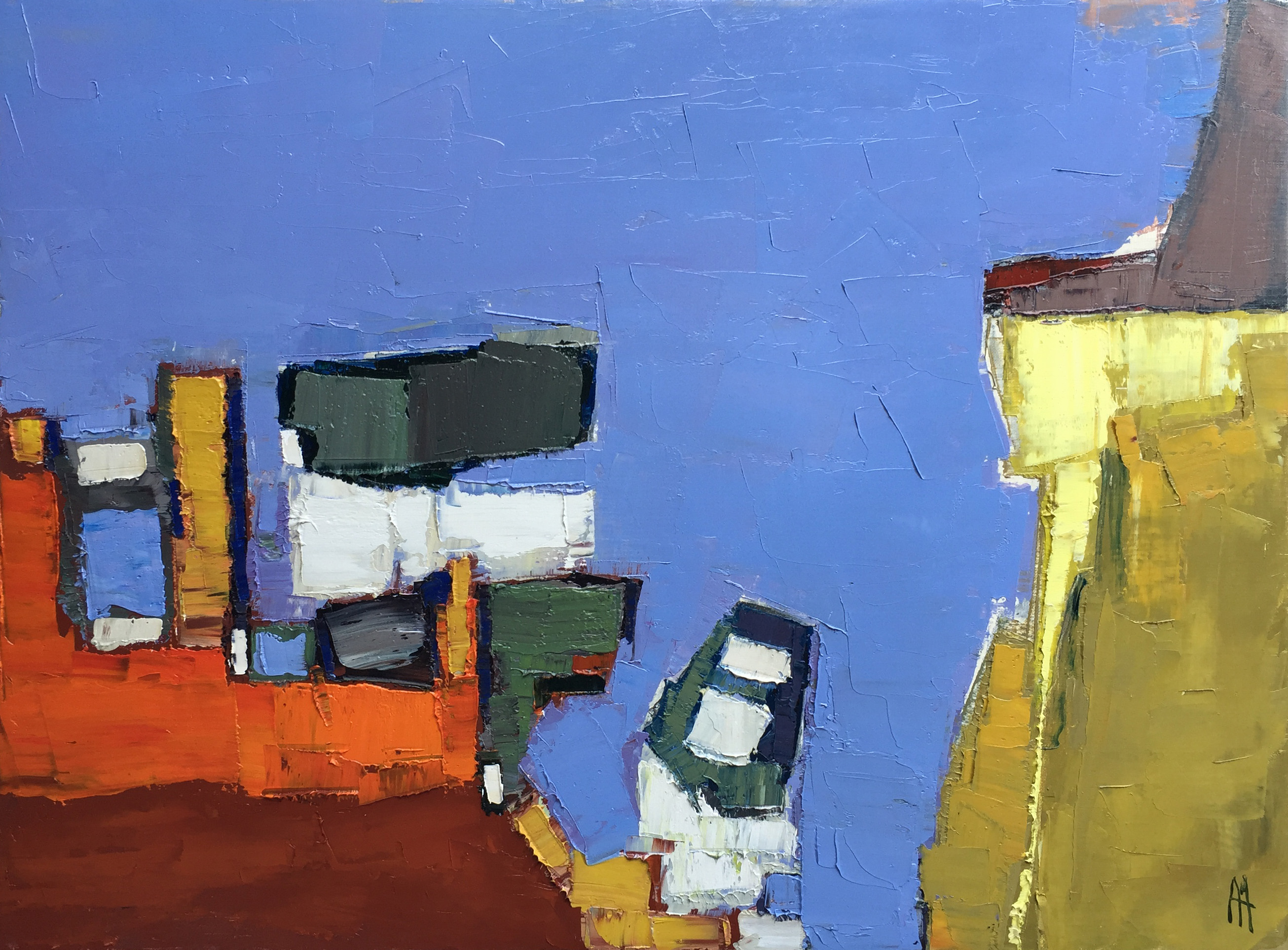 Peinture au couteau | Christian Nicolas Hoët Artiste Peintre | France