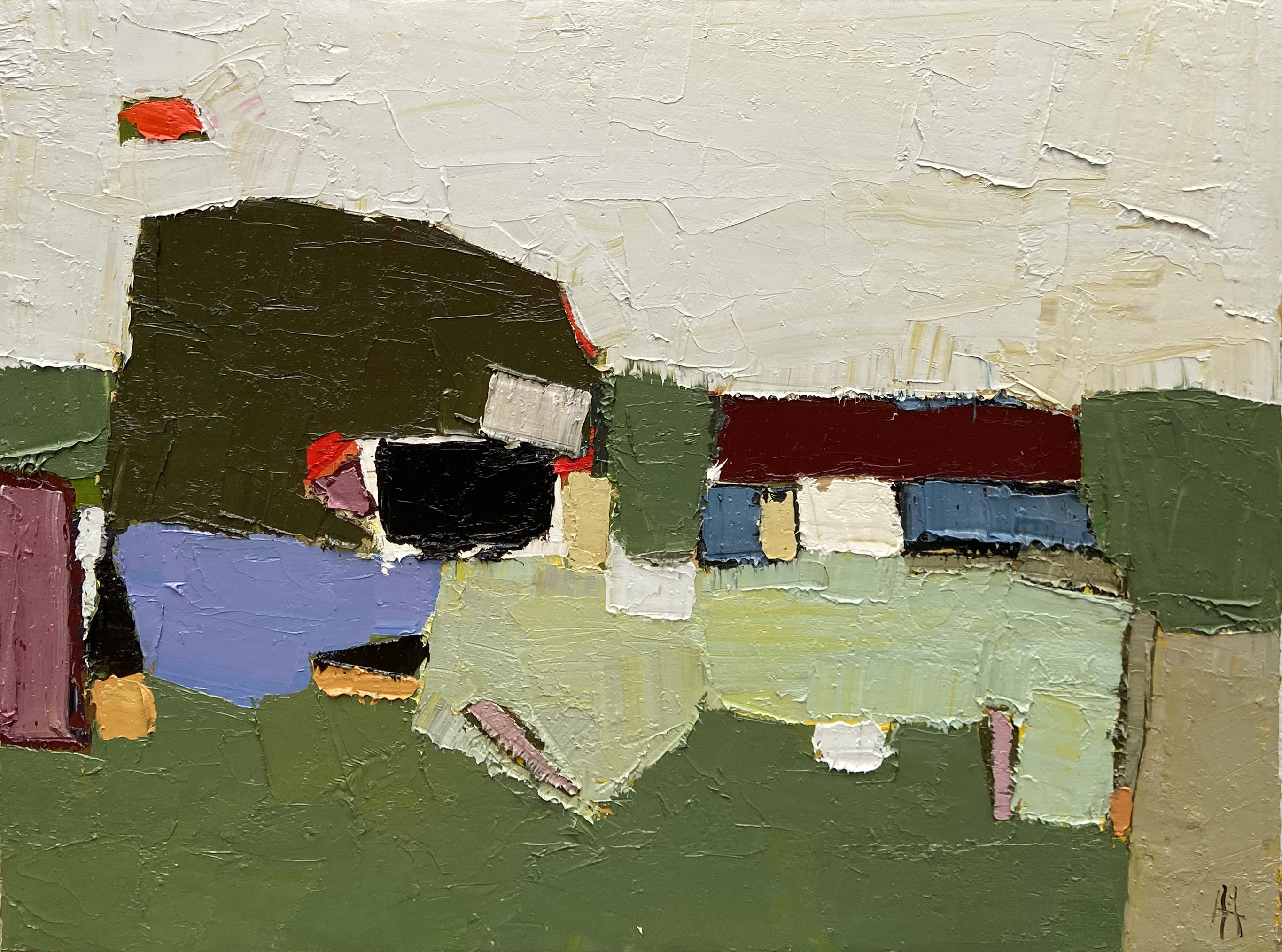 Peinture au couteau | Christian Nicolas Hoët Artiste Peintre | France