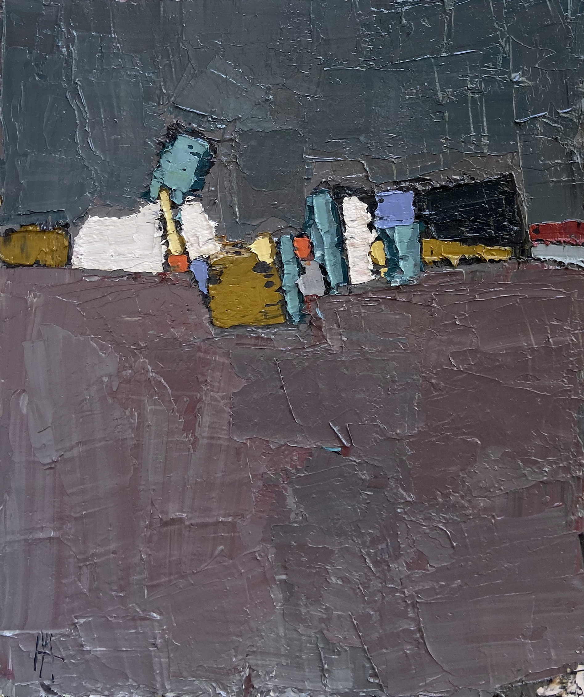 Peinture au couteau | Christian Nicolas Hoët Artiste Peintre | France