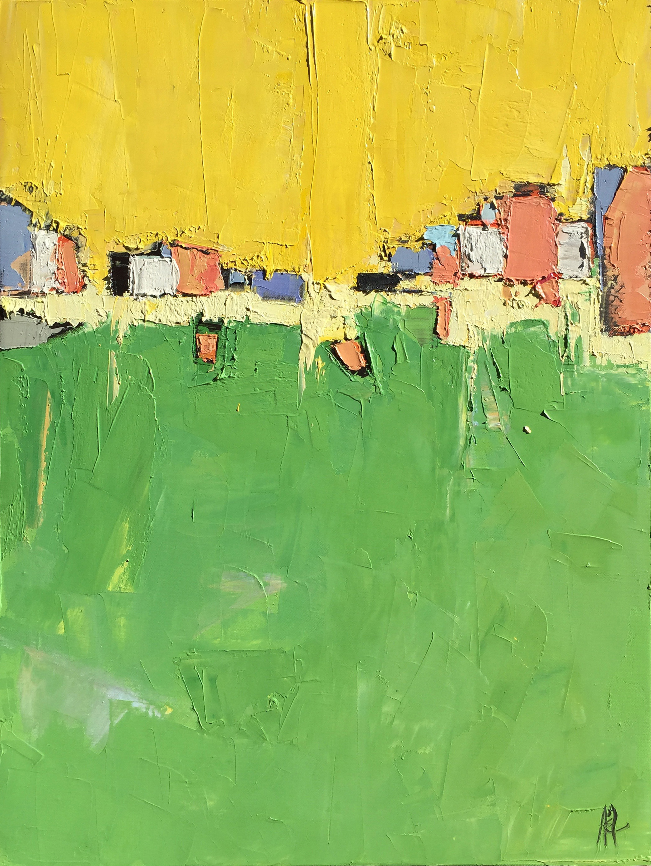 Peinture au couteau | Christian Nicolas Hoët Artiste Peintre | France