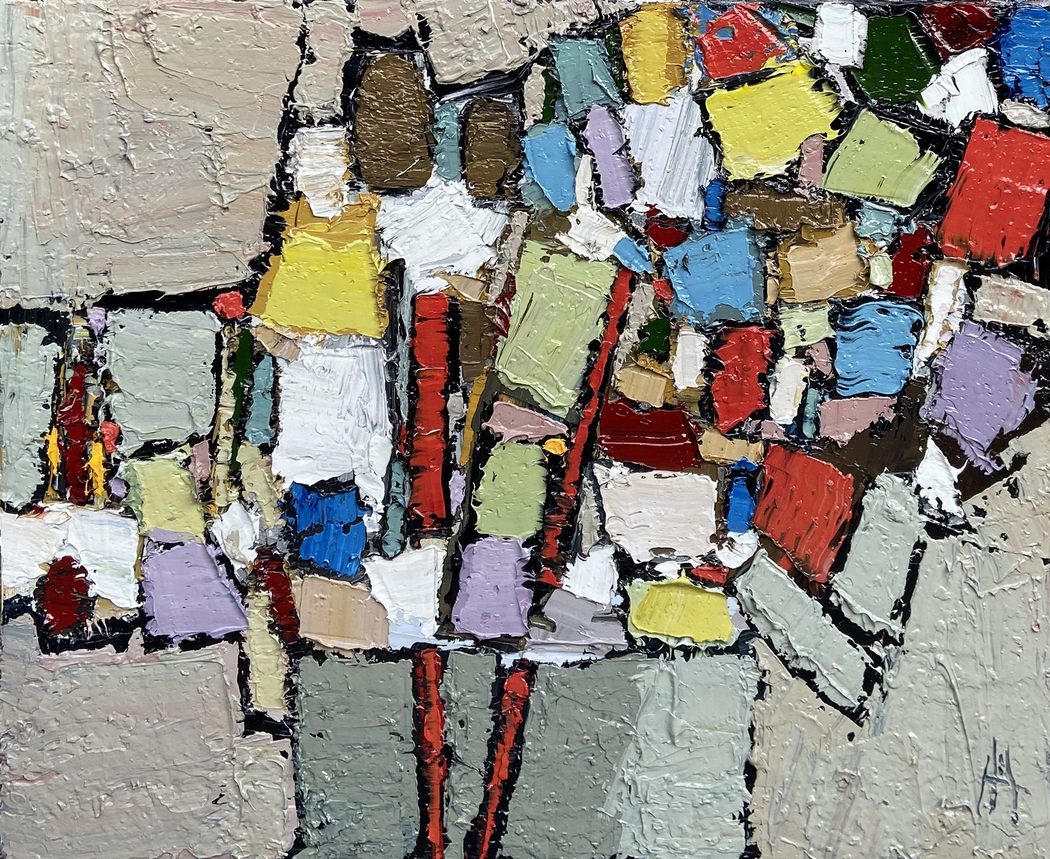 Peinture au couteau | Christian Nicolas Hoët Artiste Peintre | France