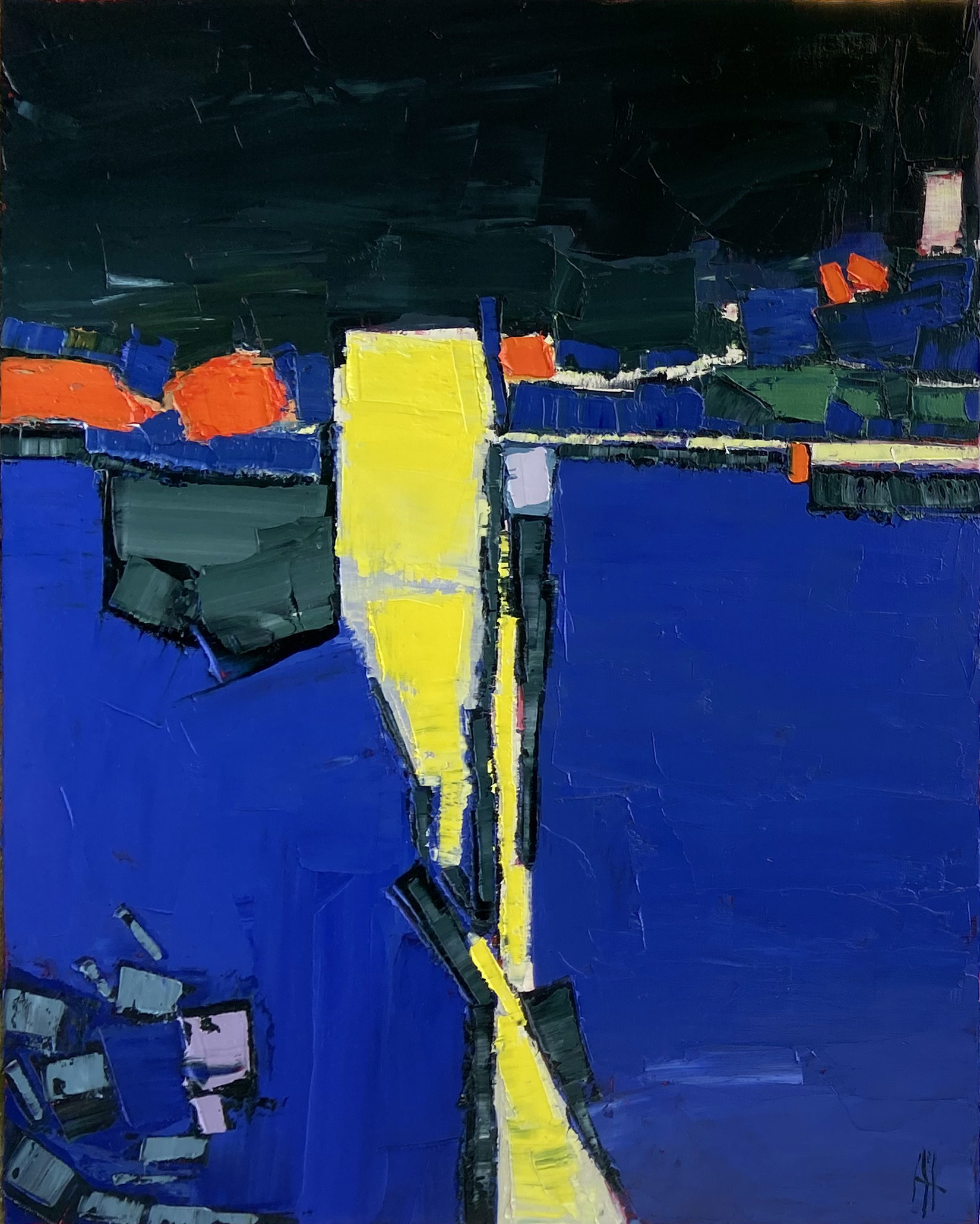 Peinture au couteau | Christian Nicolas Hoët Artiste Peintre | France