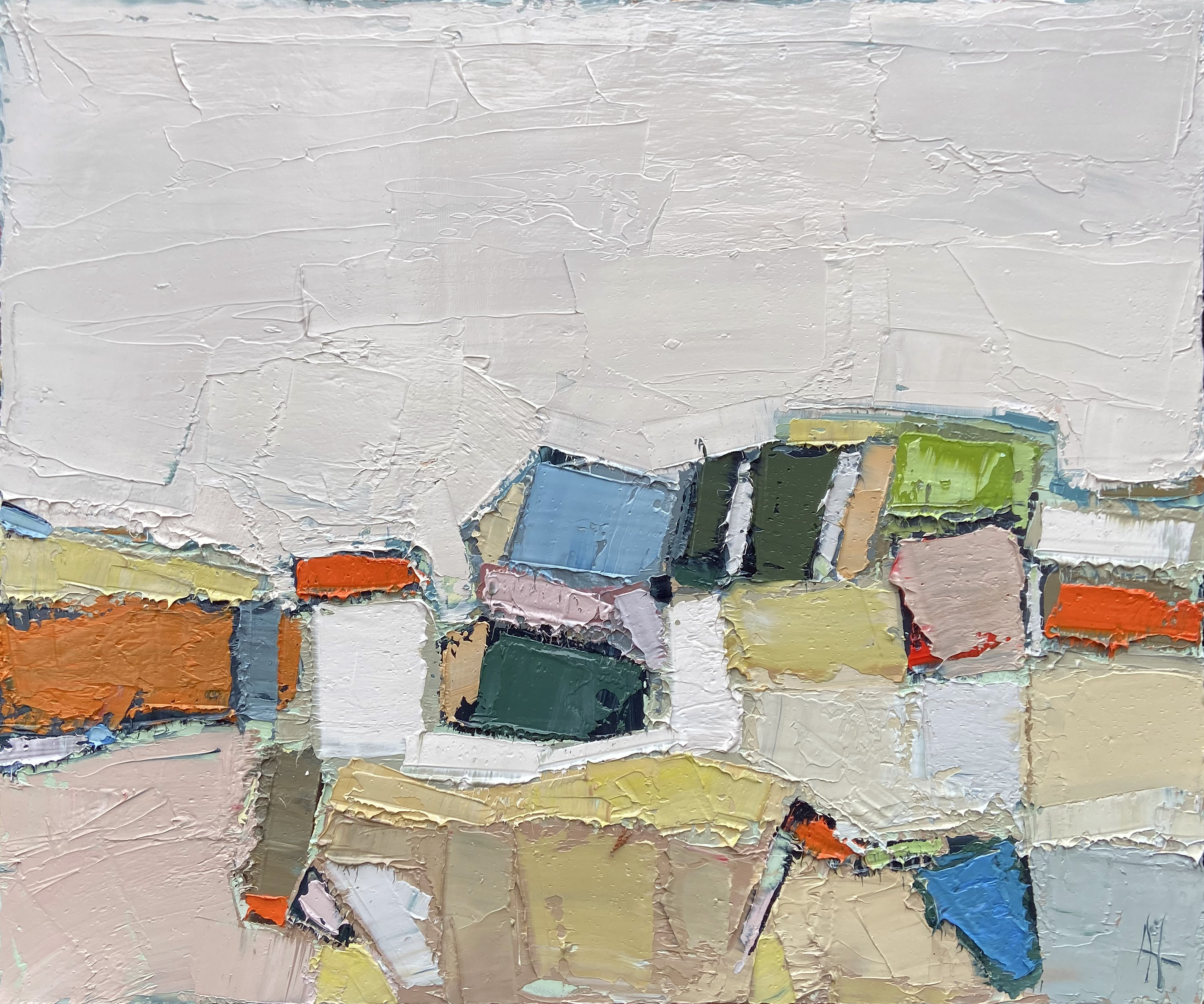 Peinture au couteau | Christian Nicolas Hoët Artiste Peintre | France