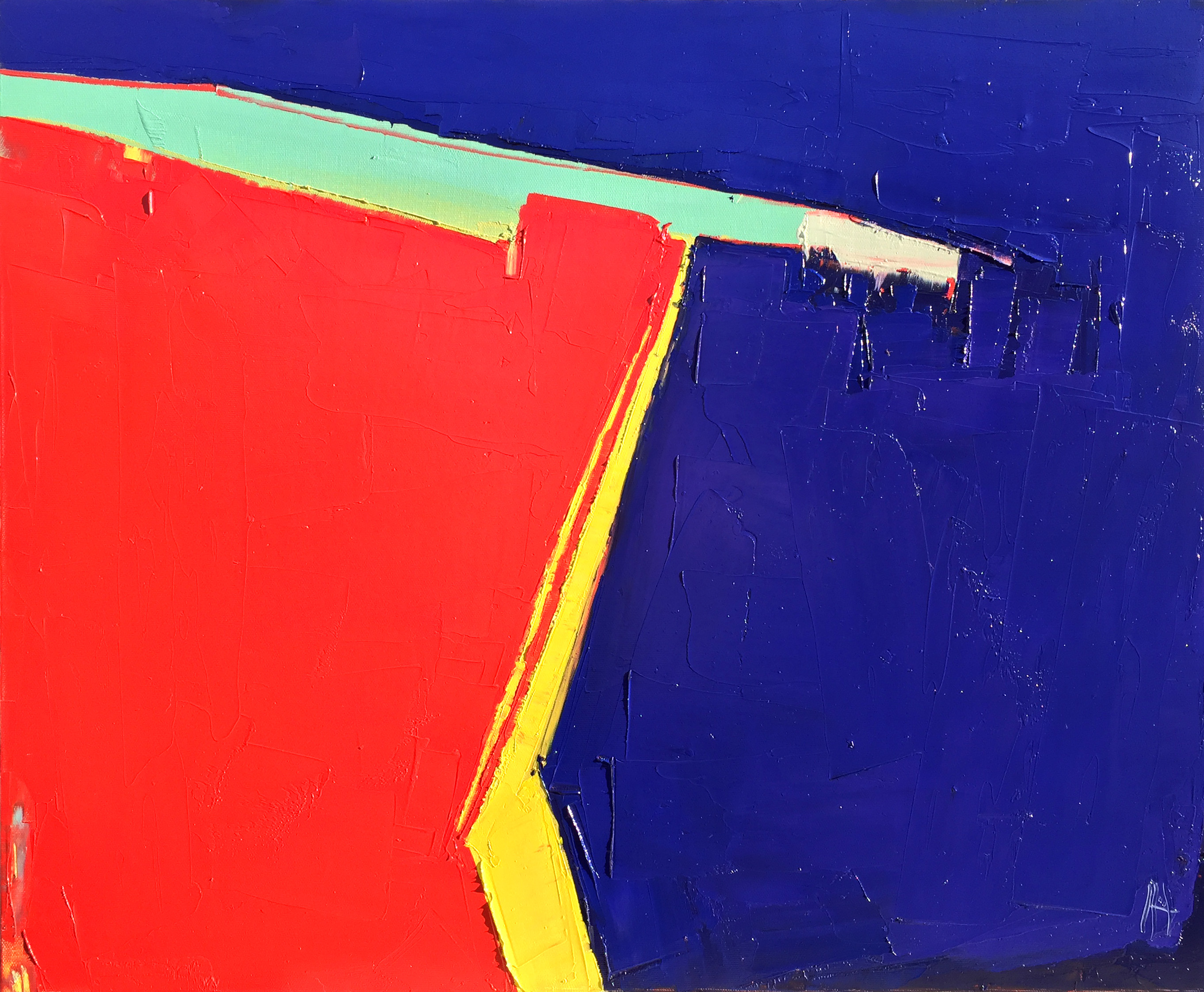 Peinture au couteau | Christian Nicolas Hoët Artiste Peintre | France