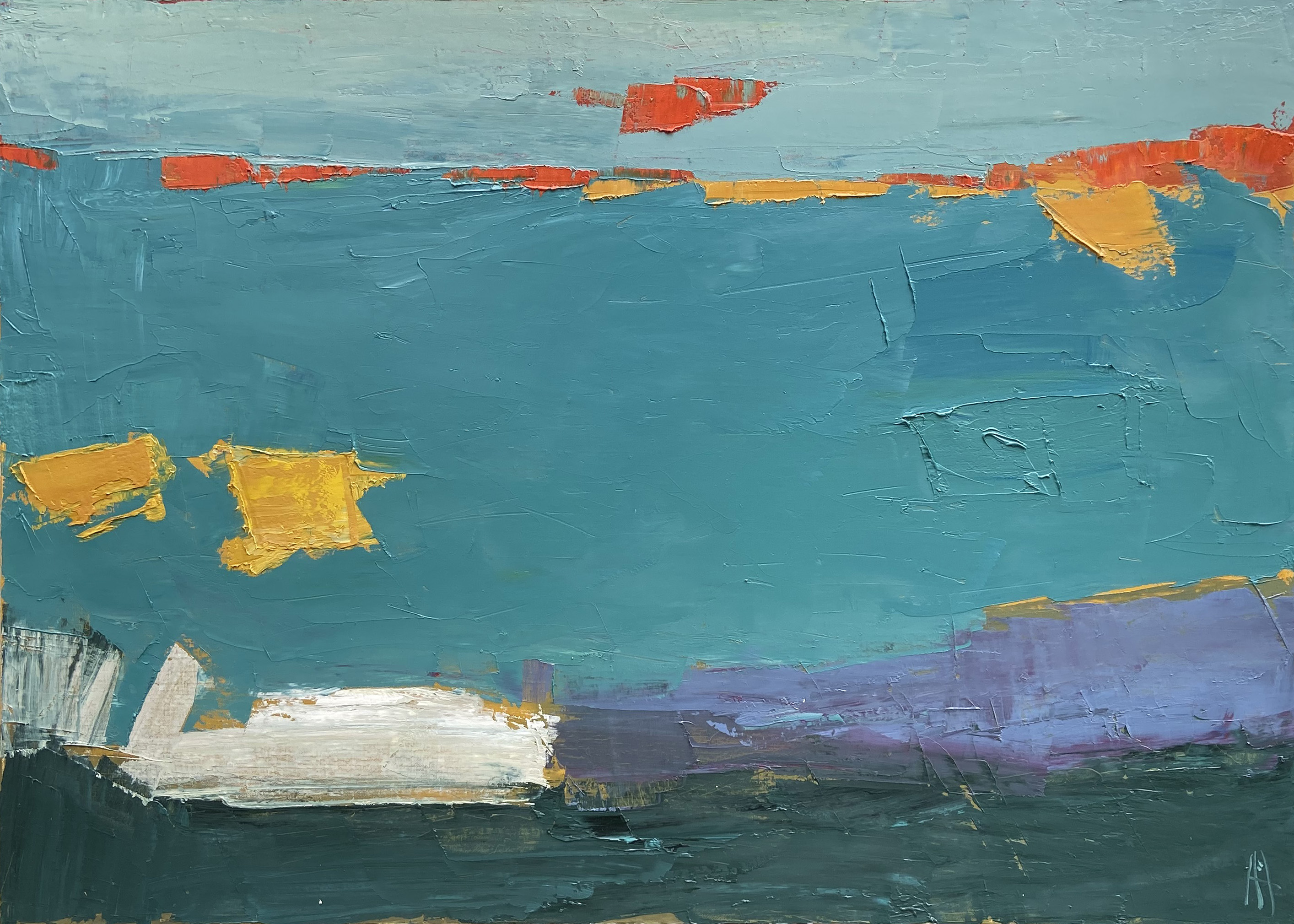 Peinture au couteau | Christian Nicolas Hoët Artiste Peintre | France