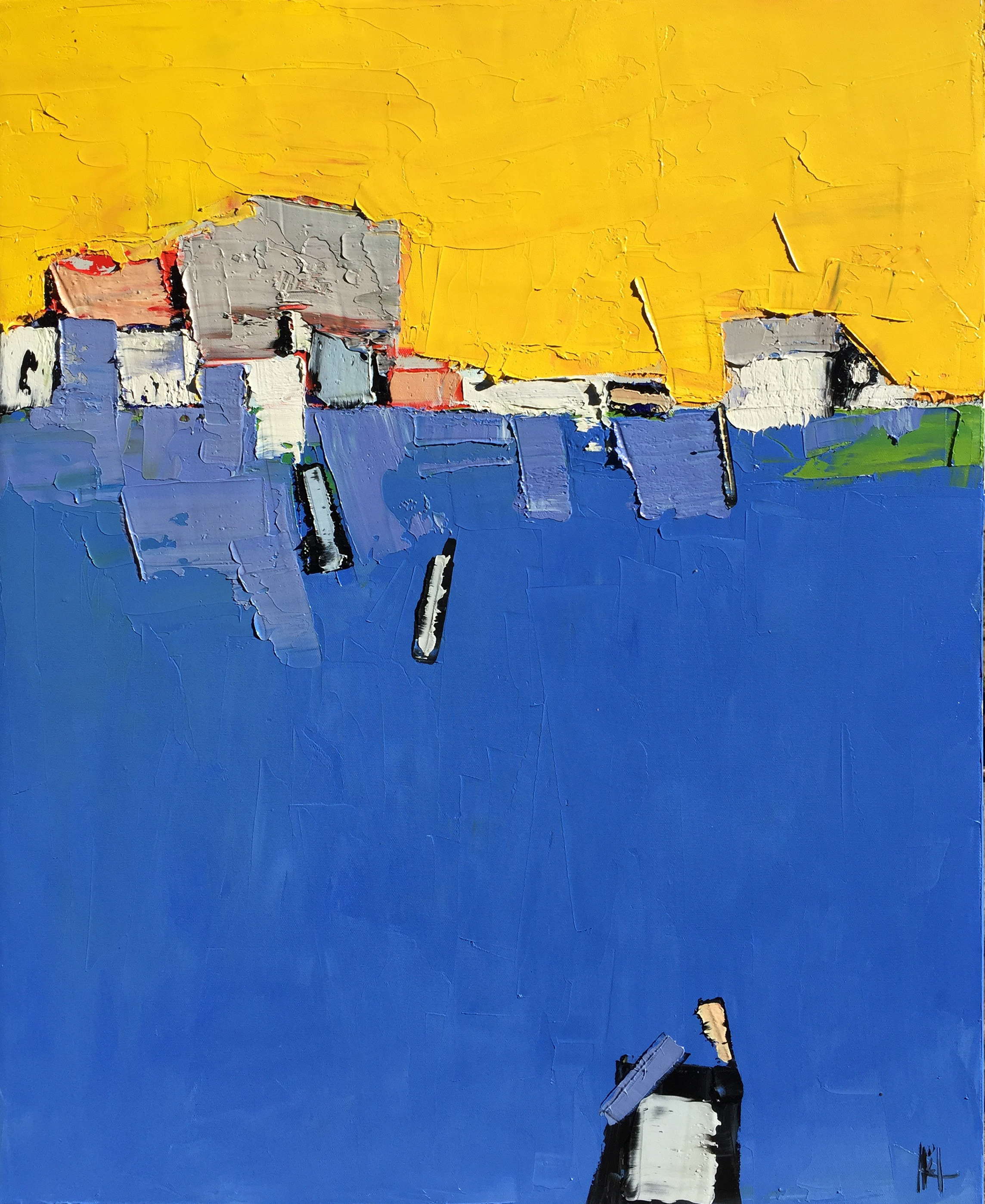 Peinture au couteau | Christian Nicolas Hoët Artiste Peintre | France