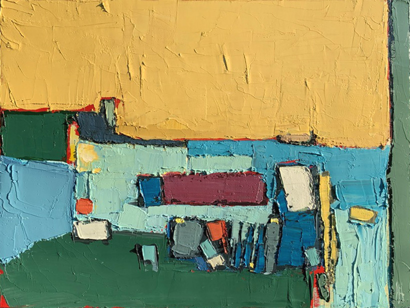 Peinture au couteau | Christian Nicolas Hoët Artiste Peintre | France