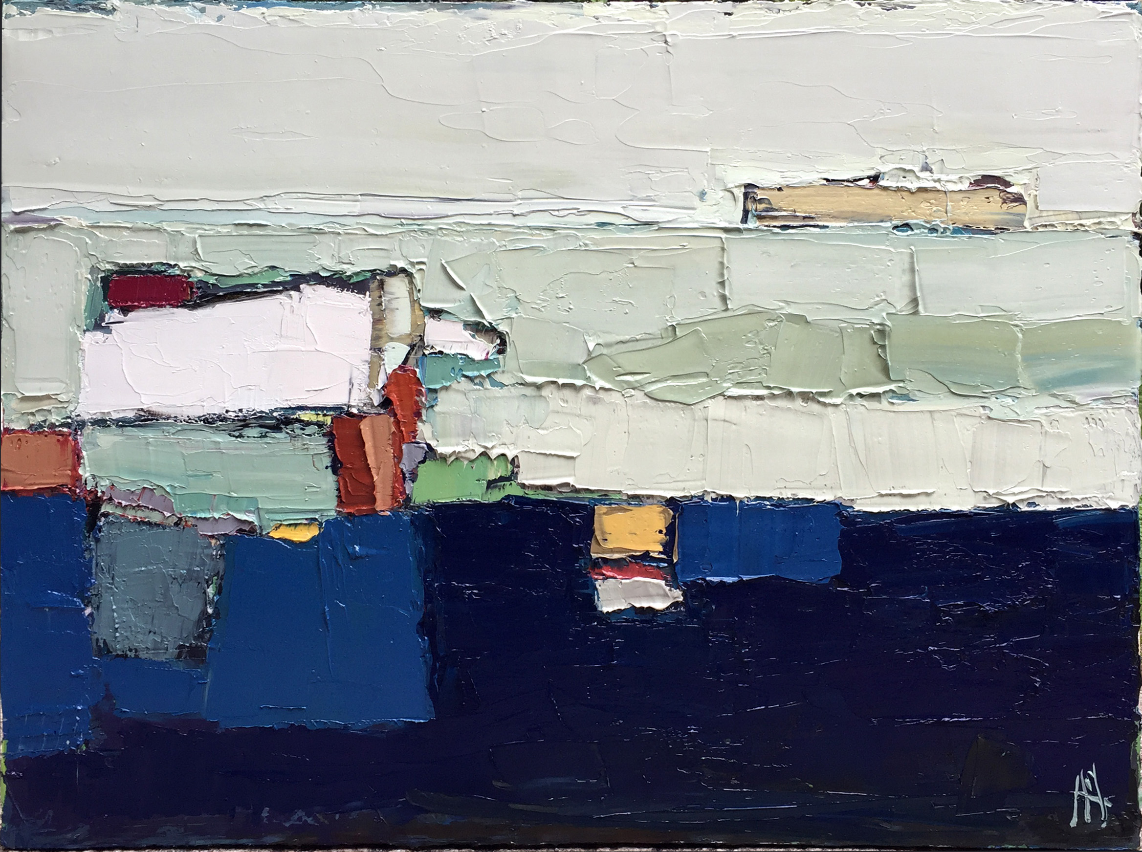 Peinture au couteau | Christian Nicolas Hoët Artiste Peintre | France